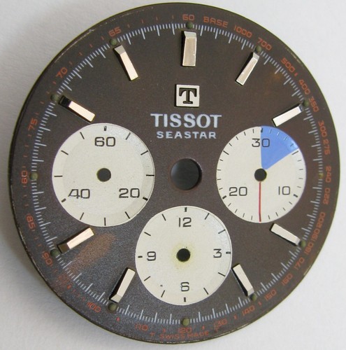 Tissot Seastar chronograph Lemania 873 ... part: used tropicalized ...