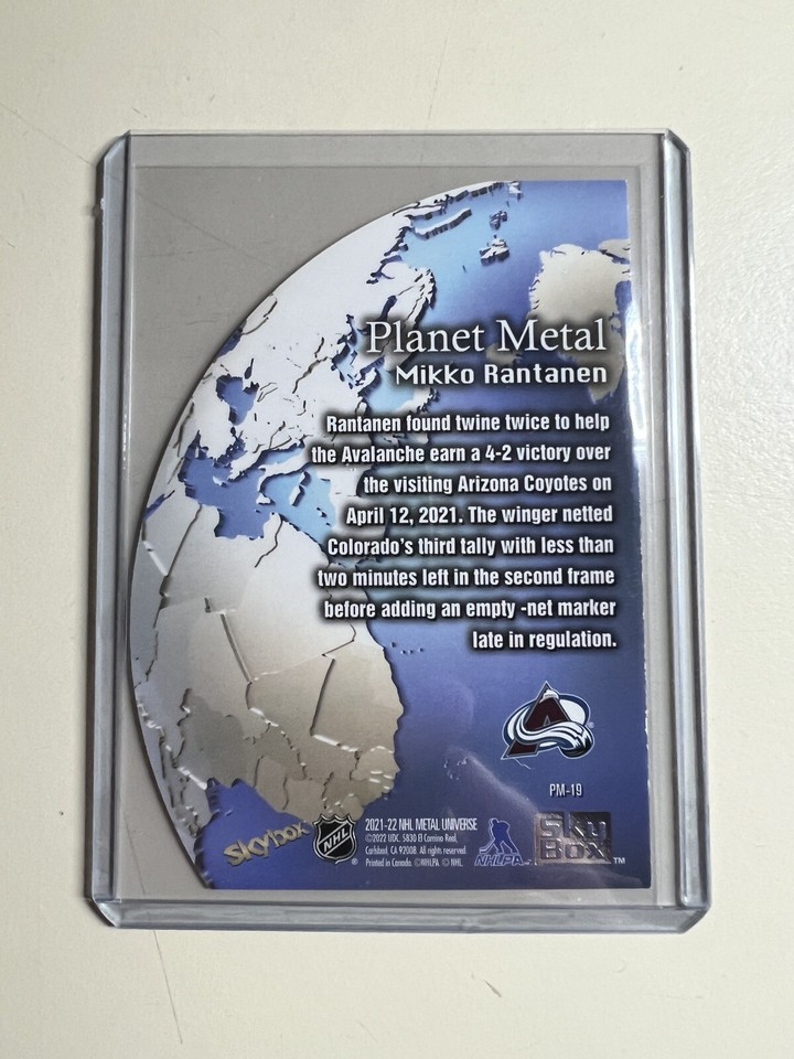 2021 Skybox Metal Universe Planet Platinum Achievement /49 Mikko ...
