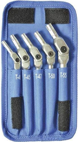 K18 HEX-PRO Pivot Head Torx Wrench Set 5Pc,Sizes: T40,T45,T47,T50&T55 ...