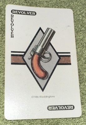Clue 1986, 1992 Weapon Revolver Card Replacement Piece | eBay
