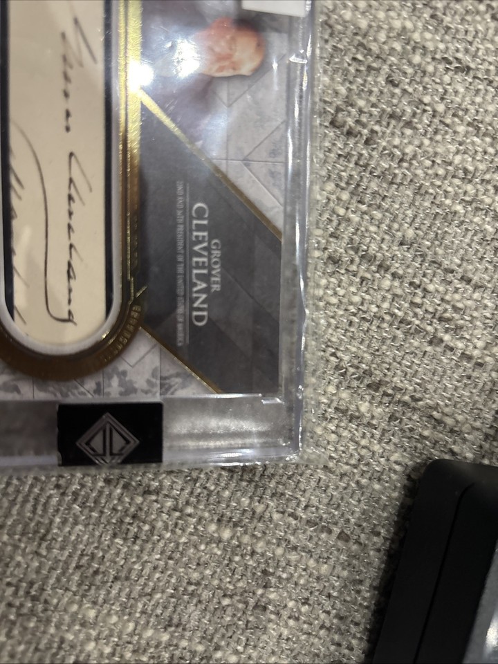 2024 topps transcendent auto 1/1 Grover Cleveland Cut Signature Awesome ...