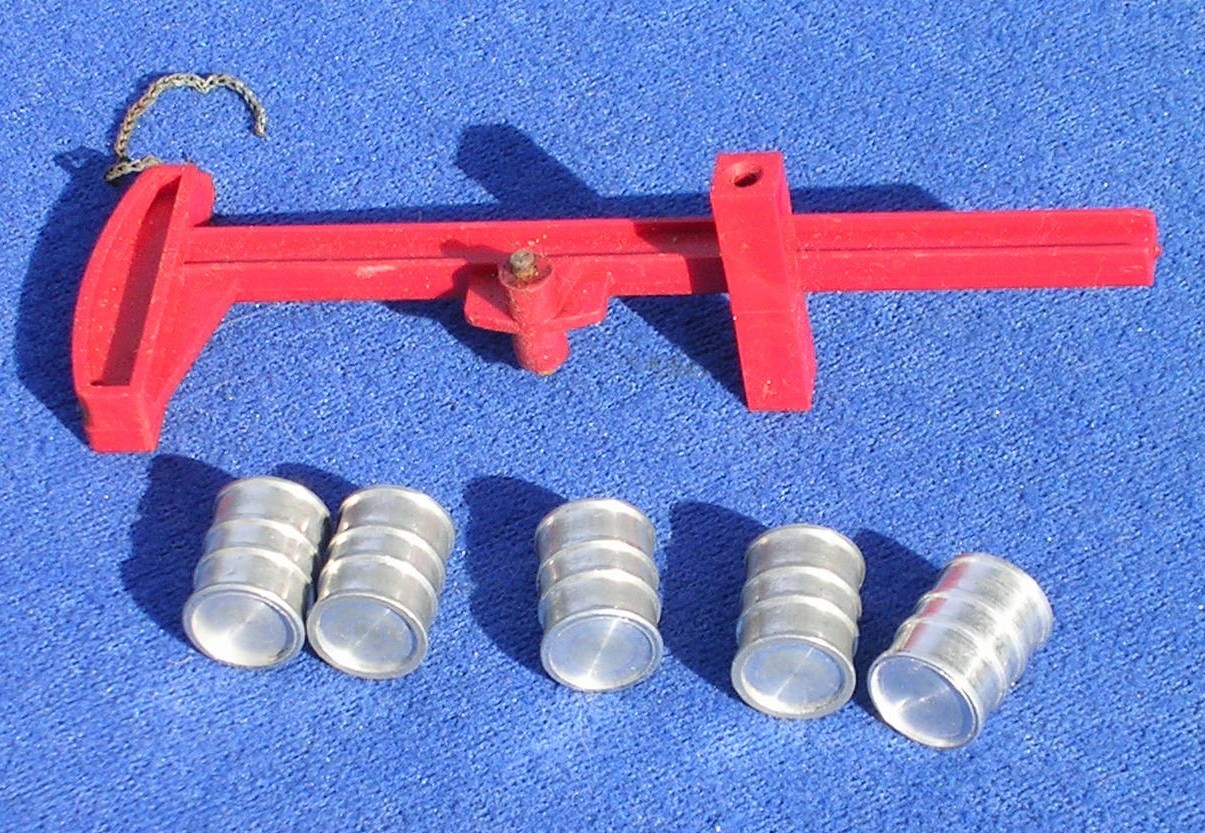 Post-War Lionel 455 Oil Derrick Pump Jack & Barrels | eBay