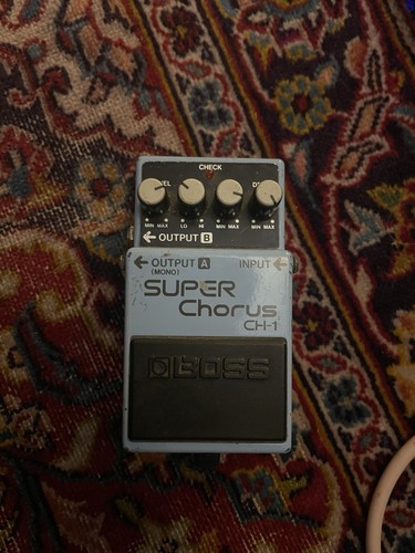 1990's Super Chorus Guitar Effects Pedal Made In Taiwan Tested Working ...