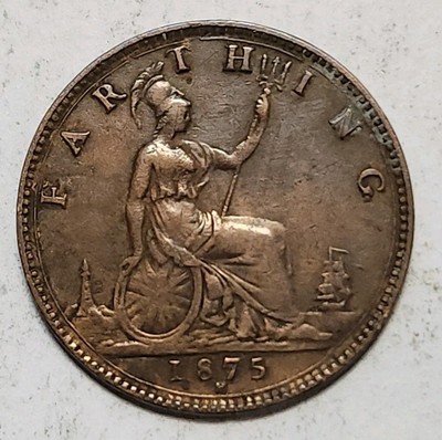 1875 H Great Britain Farthing 0867 | eBay
