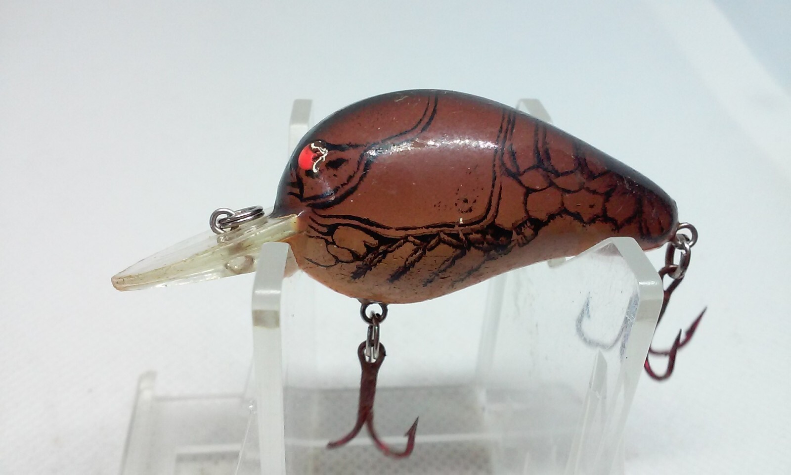 BOMBER Model Fat A 4F Dark Brown Crawdad 1 1/2" Diving Crankbait 1/5oz ...