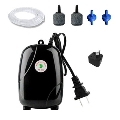 Oxygen Air Pump Aqua Fish Tank Aquarium Pond Bubble Disk Stone Aerator ...