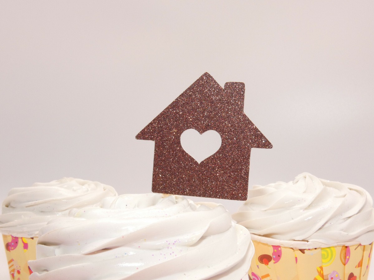 House Cupcake Toppers