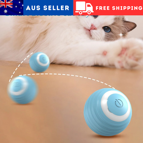 Interactive Smart Cat Toy Automatic Rolling Cat Ball Self-Moving Kitten ...