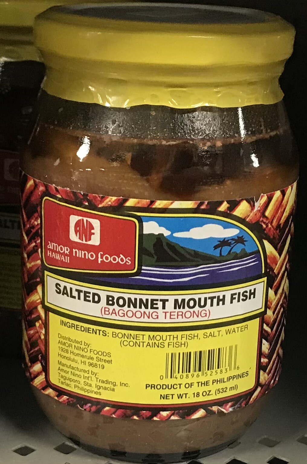 Amor Nino Foods Hawaii Filipino Salted Bonnet Mouth Fish 18 Oz | eBay