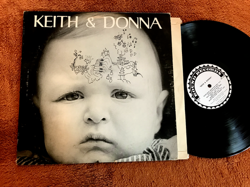 LP Keith And Donna Jerry Garcia S/T USA 1975 Round RX-104 LP grateful ...