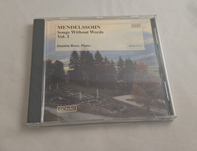 Daniela Ruso - Mendelssohn Songs Without Words Vol 1. | eBay