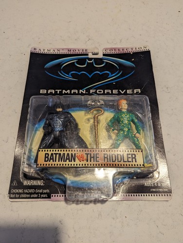 Batman VS The Riddler Action Figures, Batman Forever Movie Collection ...