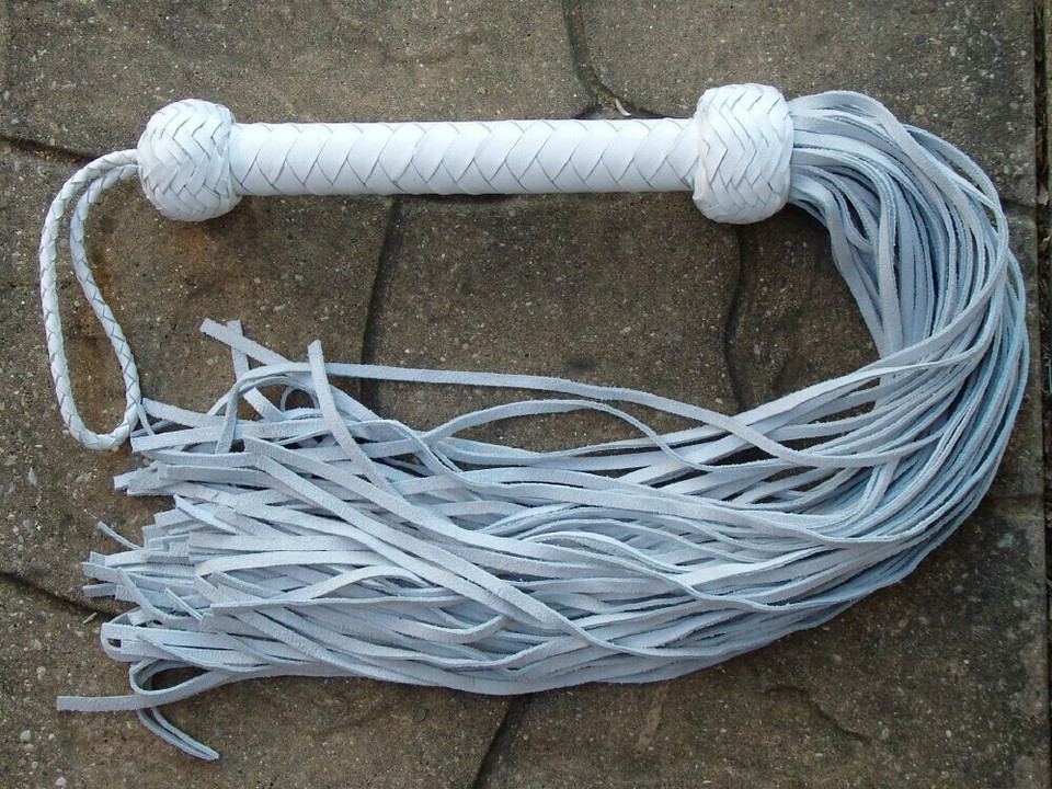 NEW 70 TAIL THUDDY Leather Flogger Whip - AMAZING Horse Training Tool ...