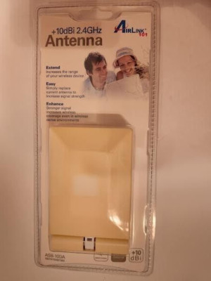 NEW Sealed Airlink101 +10dBi 2.4Ghz Directional Signal Booster Antenna ...