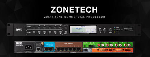Rane Zonetech Multi-Zone Commercial Processor | eBay