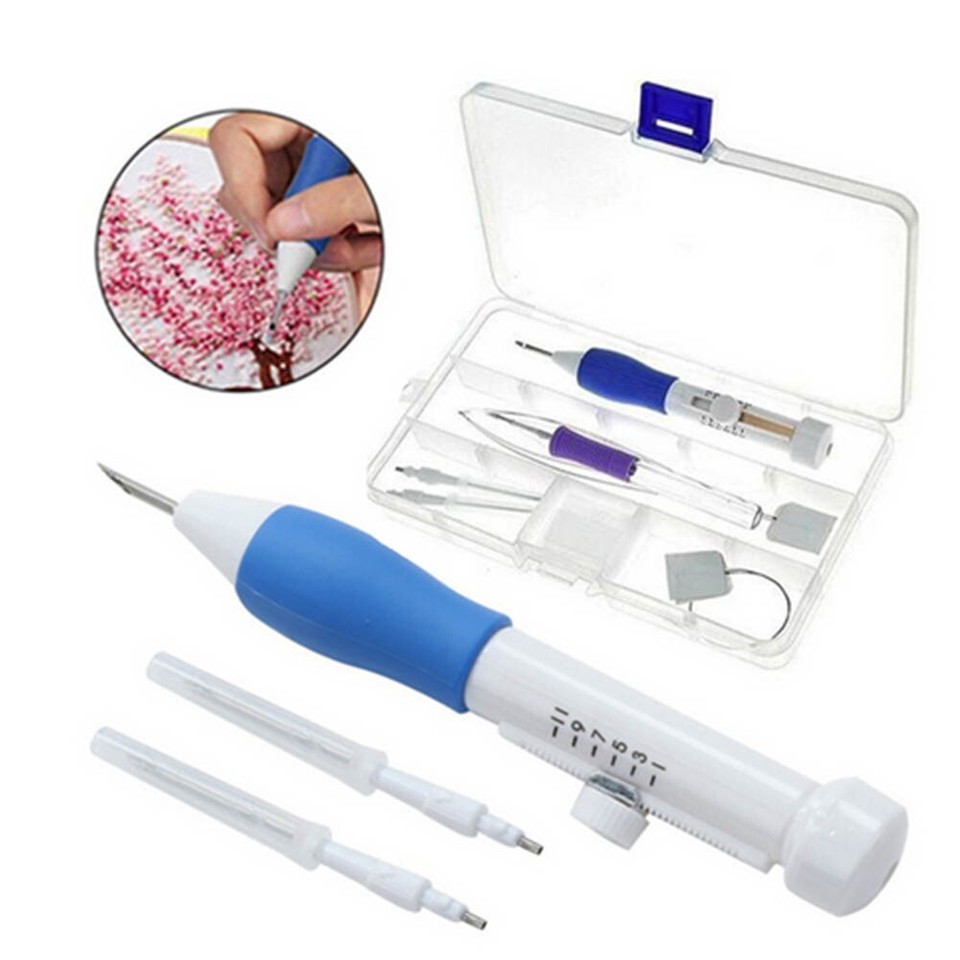 #X Punch Needle Embroidery Kits Embroidered Pen Tool for Beginners | eBay