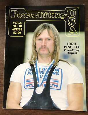 RARE Vintage 1983 Powerlifting USA Magazine EDDIE PENGELLY | eBay