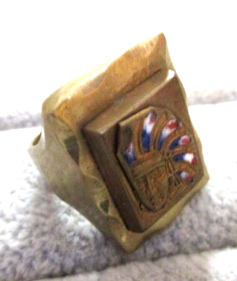 Mexican Biker Ring-Lot-#11396 - Gem