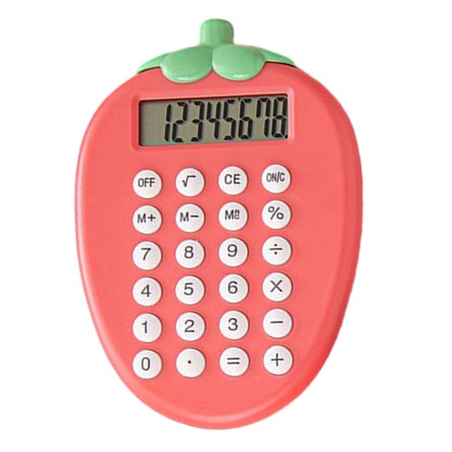 Cat Paw Carrot Strawberry Shape Design Cute 8-digit Display with Clear ...