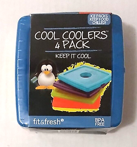 New Fit and Fresh Kids Cool Coolers Multicolored 4 Packs PBA Free ...