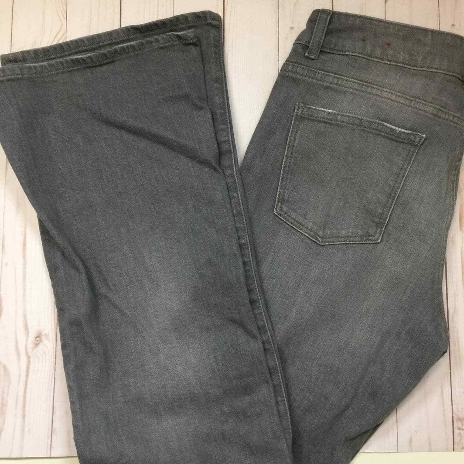 TALBOTS Gray Signature BootCut Jeans 10/30 | eBay