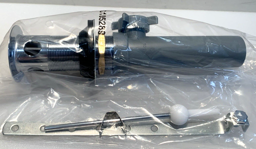 Masco Delta Pop-Up 50/50 Drain Assembly Chrome Metal Top Plastic Bottom ...
