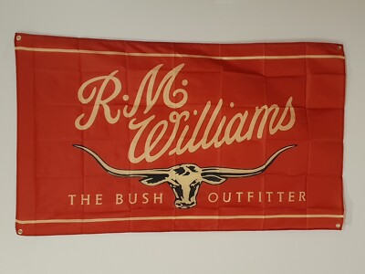 Quality R.M.Williams Flag 150 x 90cm Banner for the Man Cave Country ...