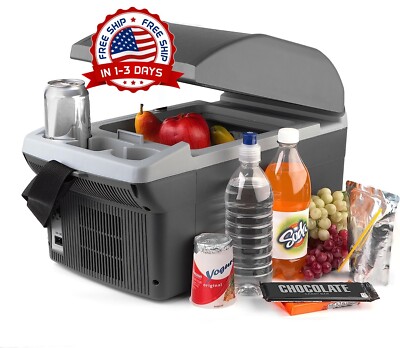 Cooler nevera para auto carro 12v mini refrigerador 14qt Y CALENTADOR ...