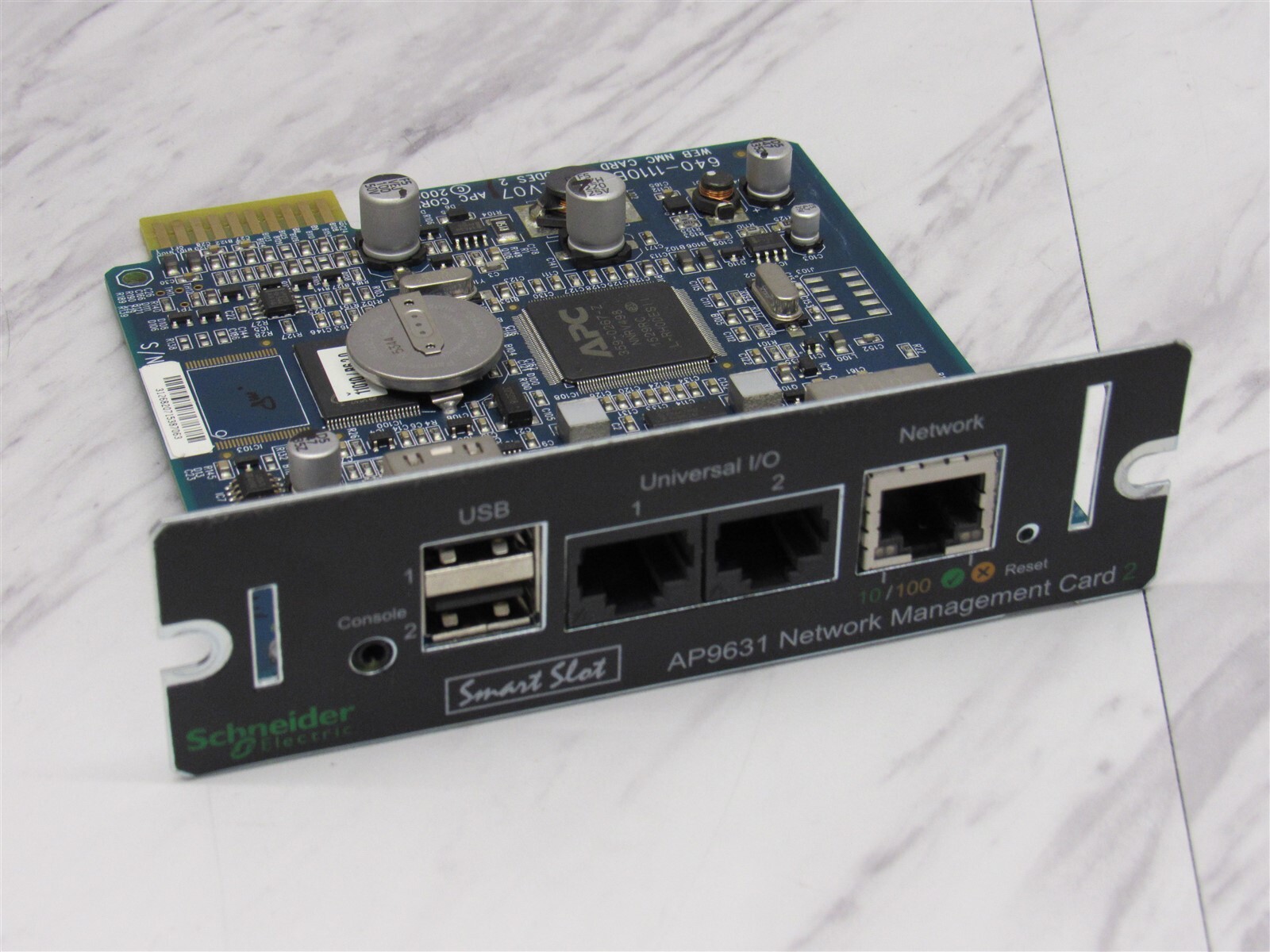 APC Schneider Electric Smart Slot AP9631 UPS Network Management Card 2 ...