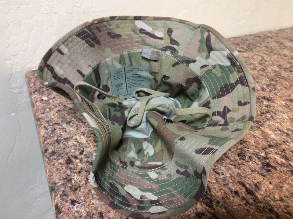 Boonie Hat Multicam OCP Camo Ripstop Vented Shell Loops Rothco 5892 SZ ...