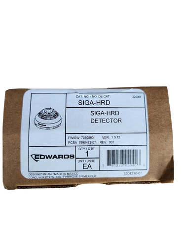 New Edwards EST SIGA-HRD Heat Detector | eBay