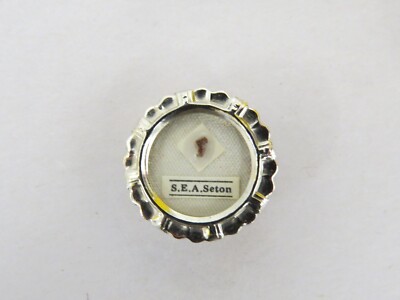 VTG S.E.A. Seton St Elizabeth Ann Seton Religious Relic Round Metal ...