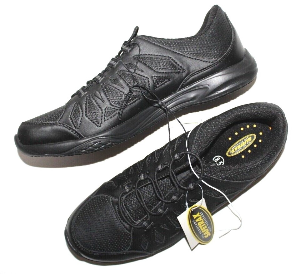 Safetrax Women's Black Brenna Slip Resistant Work Shoes 20237 Sz 7-11 ...