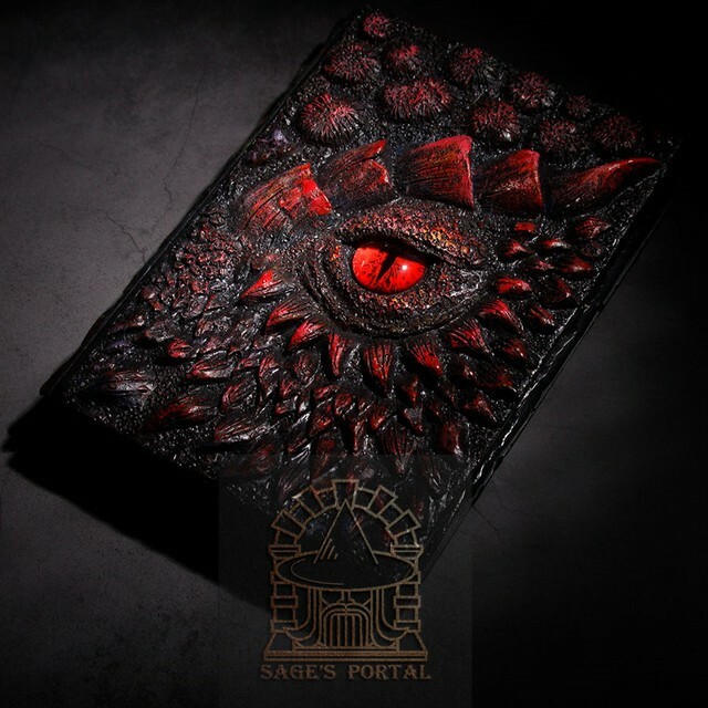 Eye of the Red Dragon Notebook | Handmade Notebook for TTRPG ...