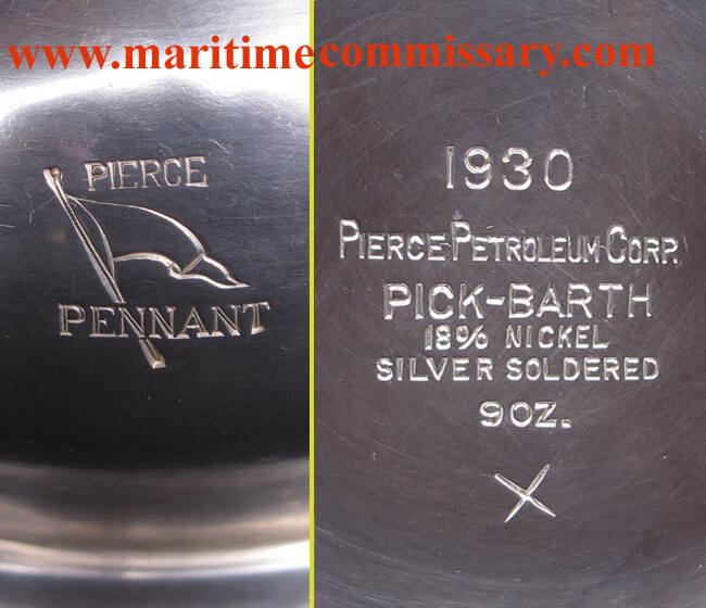 Pierce Pennant (Petroleum) double-handled silver soup cup * 1930 | eBay