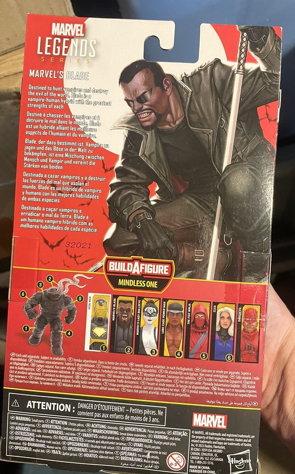HASBRO MARVEL LEGENDS BLADE FIGURE MARVEL KNIGHTS BLADE FIGURE MIB | eBay