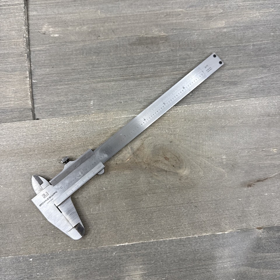Brown & Sharpe 577 Vernier Caliper 7" Stainless Steel Swiss Made | eBay