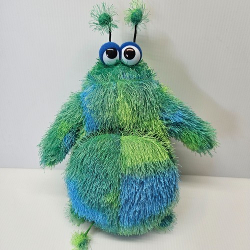 Furgles Blue Green Monster Alien Plush CD Holder 2004 Computer ...