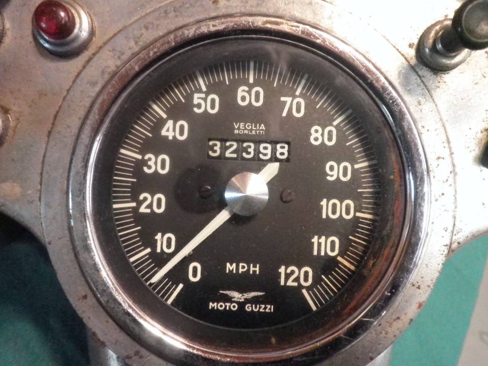 Moto Guzzi Eldorado POLICE speedometer and DASH from the Phoenix Police ...