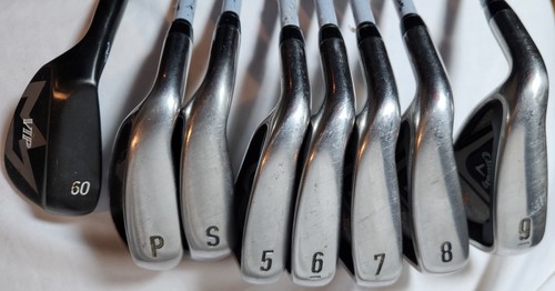 Lefty CALLAWAY X-2 HOT 5, 6, 7, 8, 9, P, S 60 R Graphite & MacGregor ...