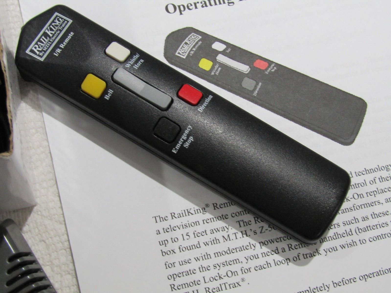 MTH Rail King IR 50-1011 IR Remote Commander CONTROL UNIT WITH ...