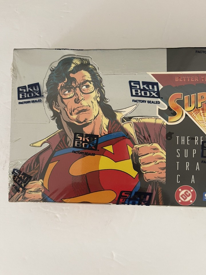 1993 Sky Box Return of Superman Trading Cards Sealed Box 36 Packs | eBay
