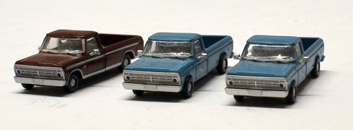 Lot of 3 ATLAS N Scale FORD Pickup Trucks | eBay