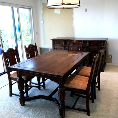 1900-1950 - Jacobean Dining Room Set