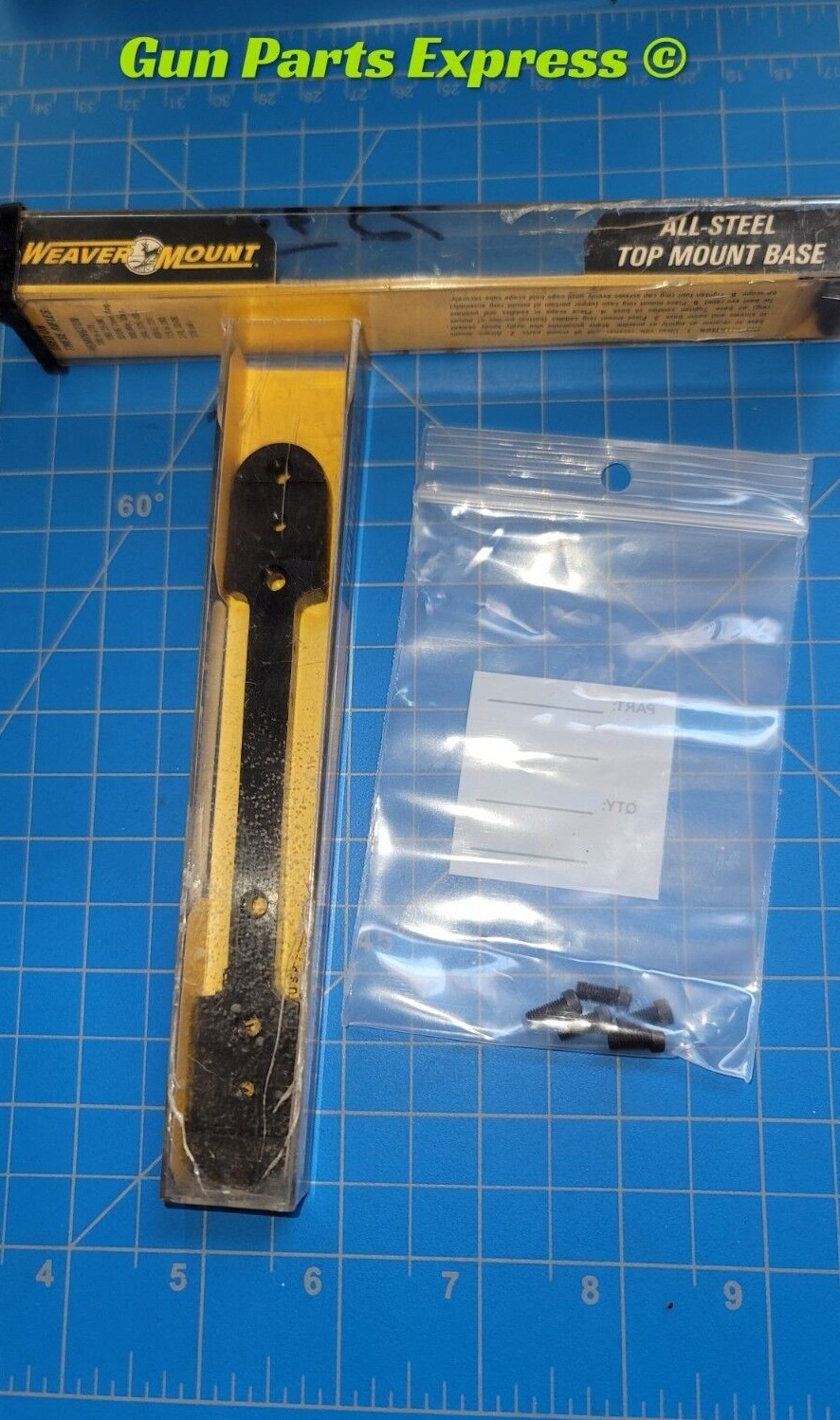 Weaver Top Mount Base ALL-Steel One Piece with Screws | eBay