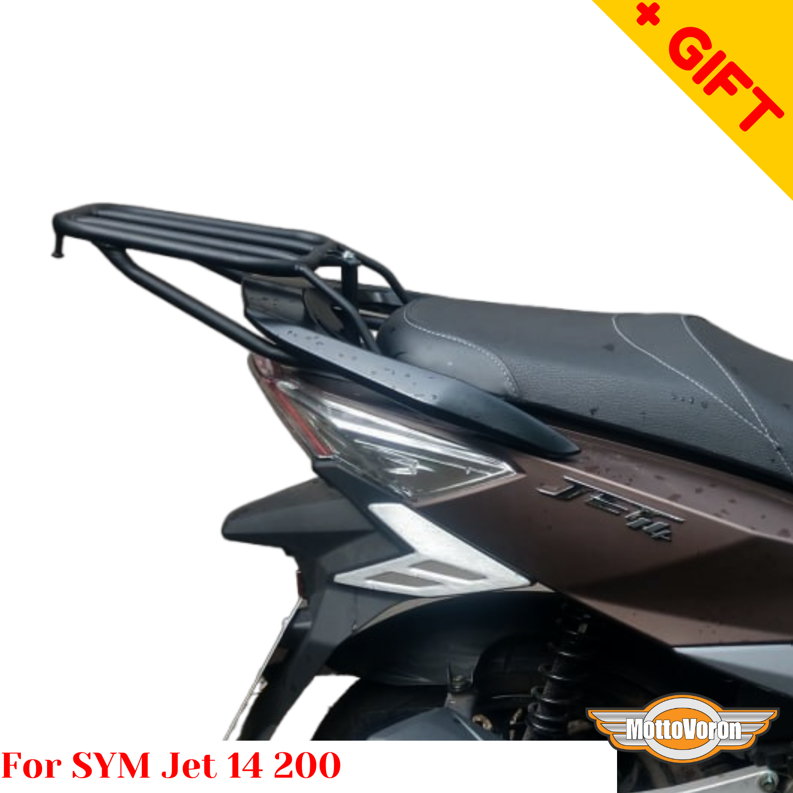 For SYM jet 14 Rear rack JET14 200 Rear luggage rack Jet 14 200, Bonus ...