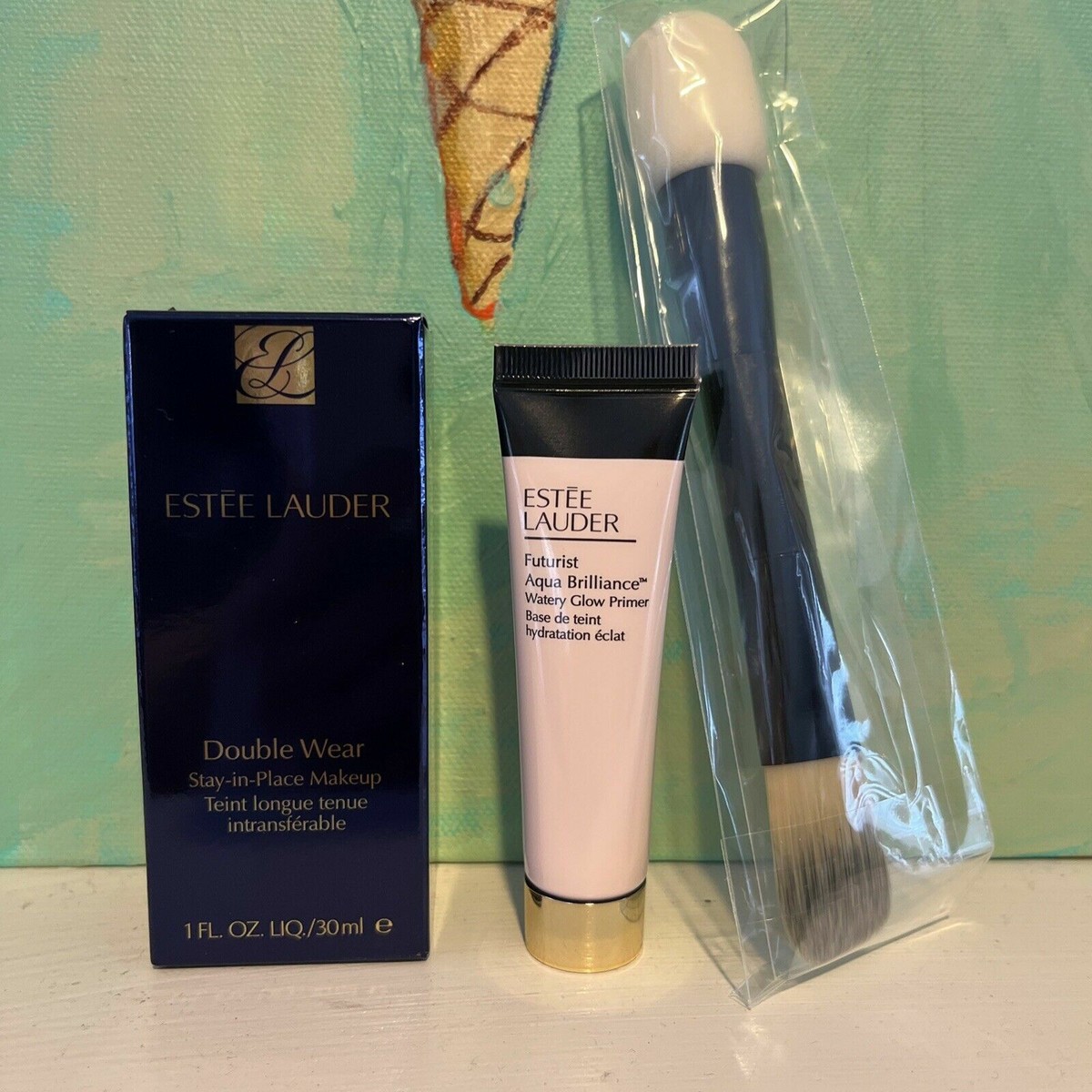 Estee De Base Double Wear Estee Lauder Pack Double Wear Makeup Pebble