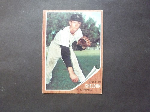 Roland Sheldon, 1962 Topps #185, EX-MT No Creases, New York Yankees | eBay