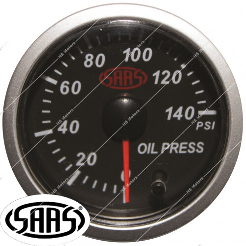 SAAS 52MM ENGINE OIL PRESSURE GAUGE + SENDER UNIT ELECTRIC 0-140 PSI | eBay