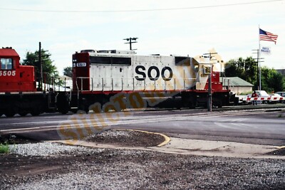 Vtg 1987 Train Slide 6611 SOO Line Engine X1H048 | eBay